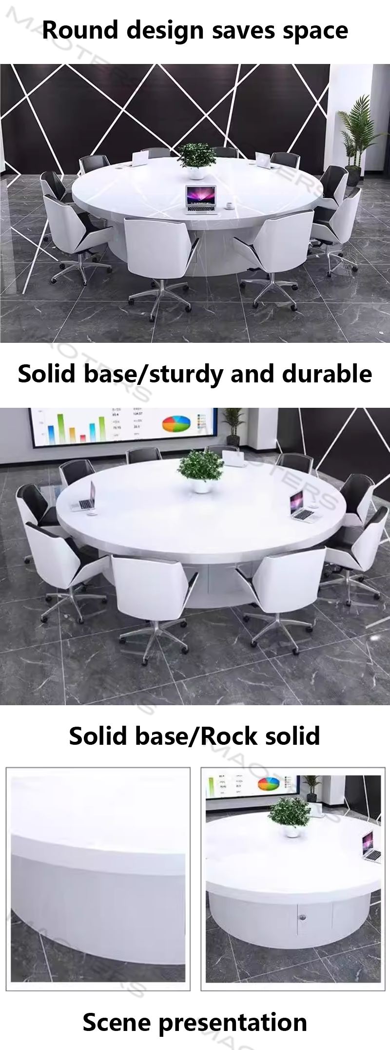 Simple and Stylish Curved Large Conference Table - Maoters - Maoters ...